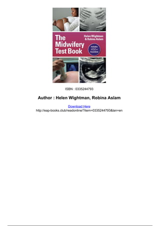 The midwifery testbook pdf | PDF