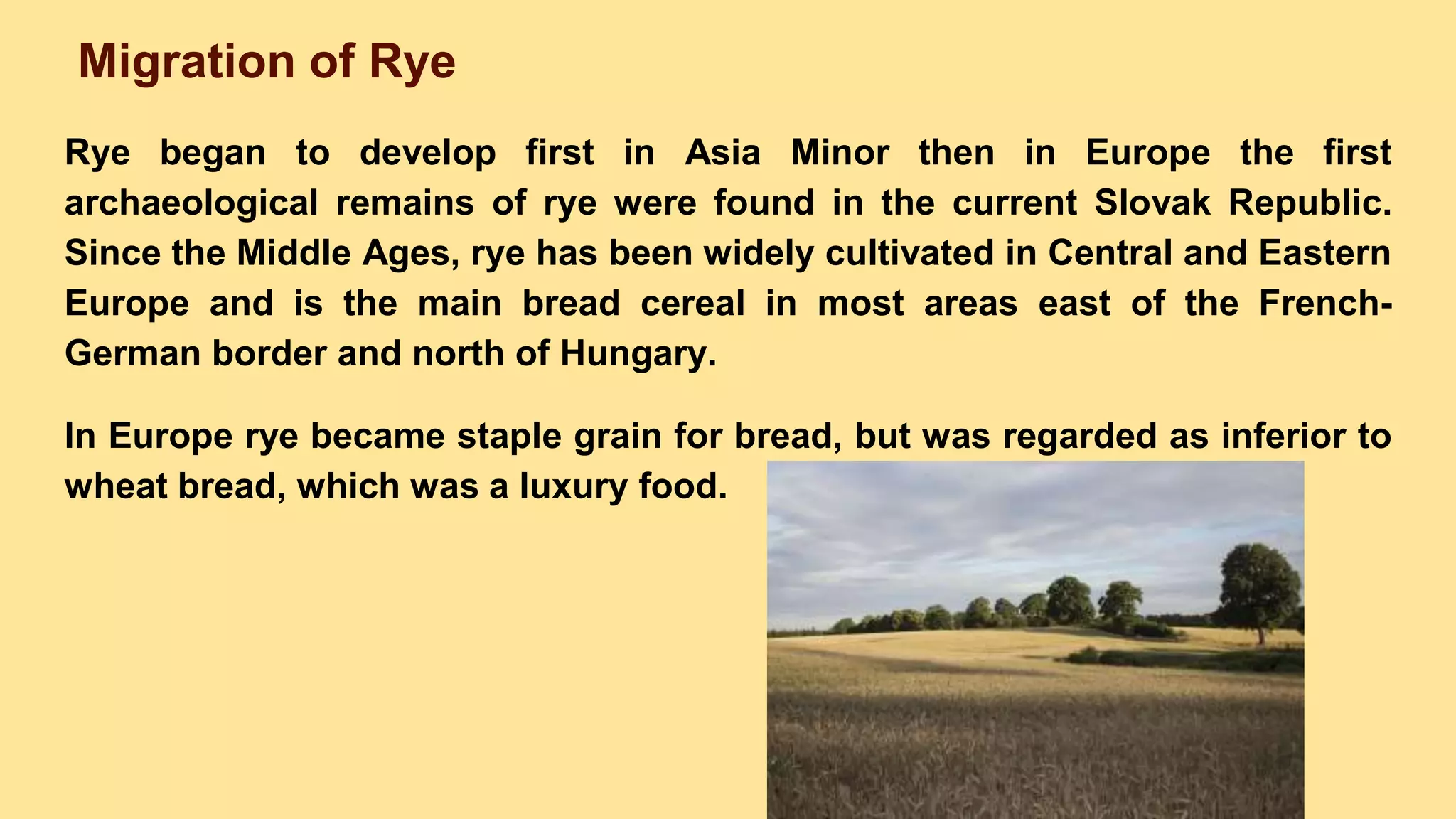 The migration of food | PPTX