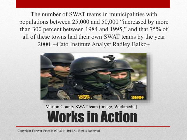 The militarization of police | PPTX
