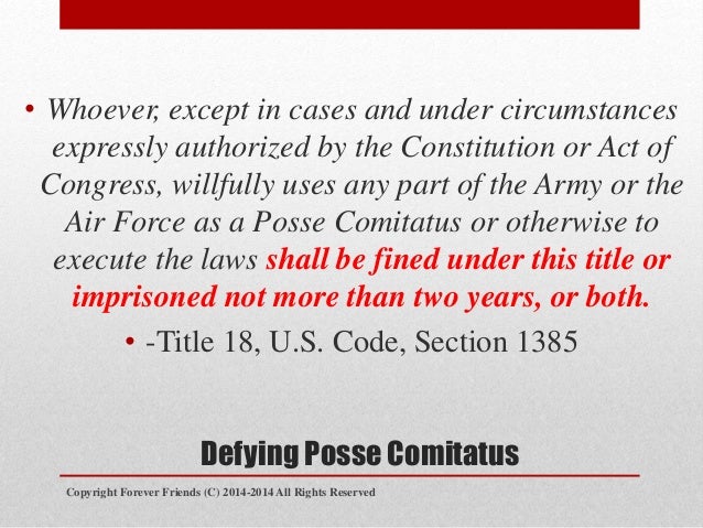 The militarization of police