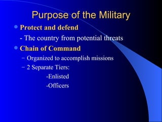 The military | PPT