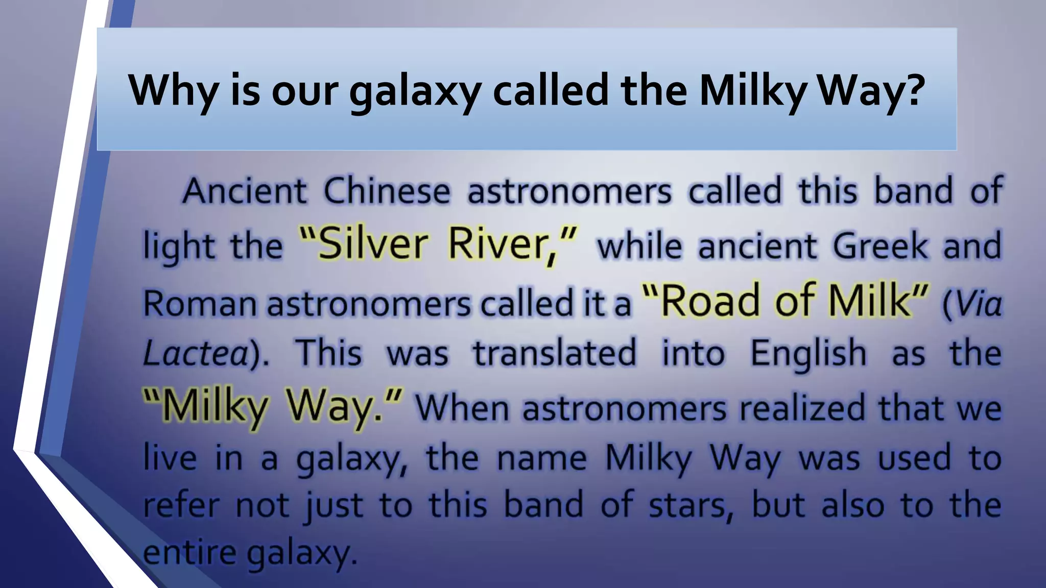 The milky way | PPTX