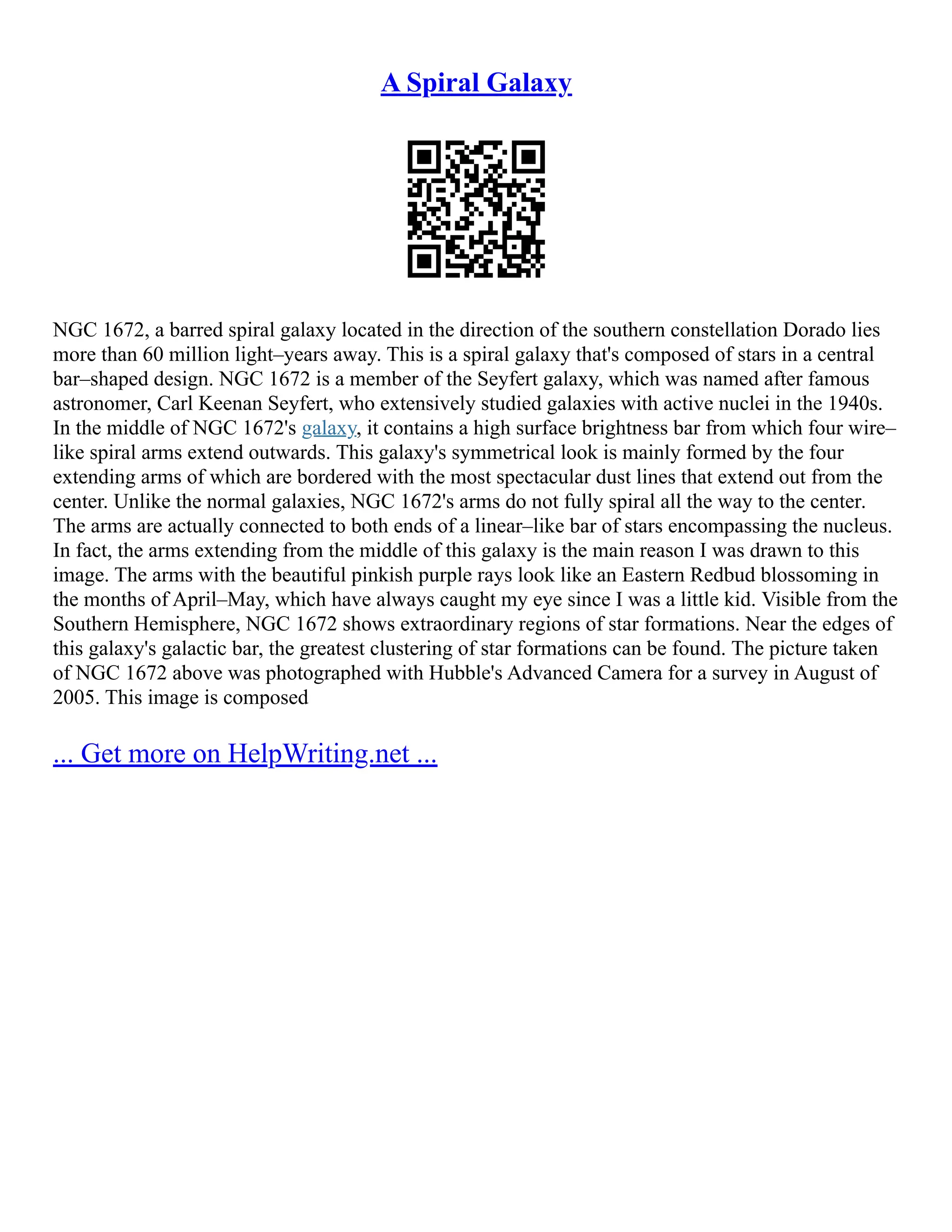 The Milky Way Galaxy Essay | PDF