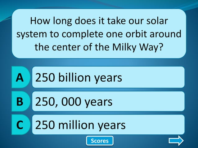 The Milky Way Quiz | PPT