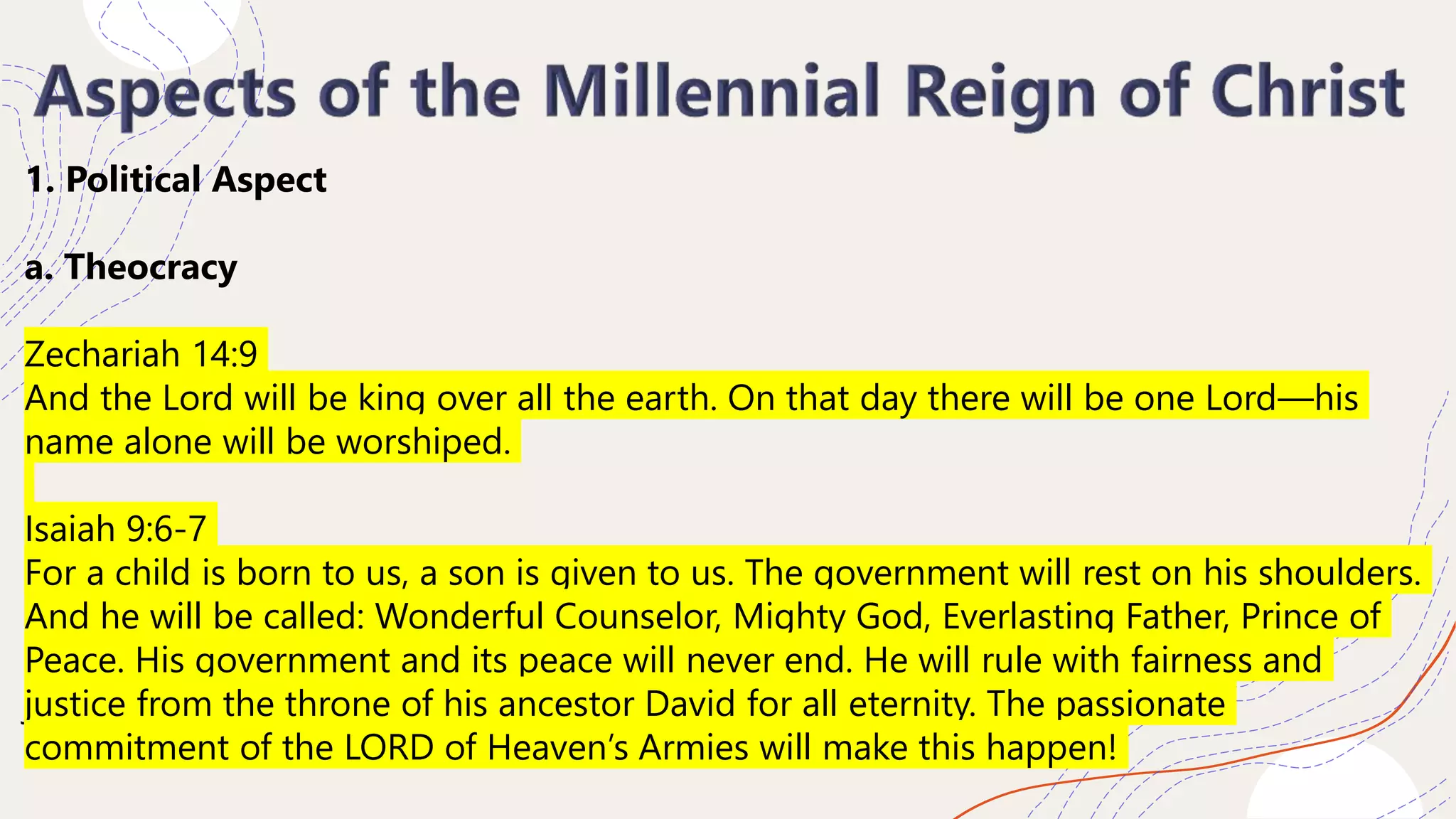 THE MILLENNIAL REIGNE OF CHRIST.pptx