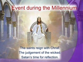The Millennium and the End of Sin (A Doctrine of Seventh-day Adventist ...