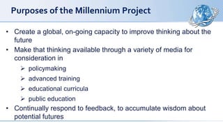 The millennium project overview | PPTX