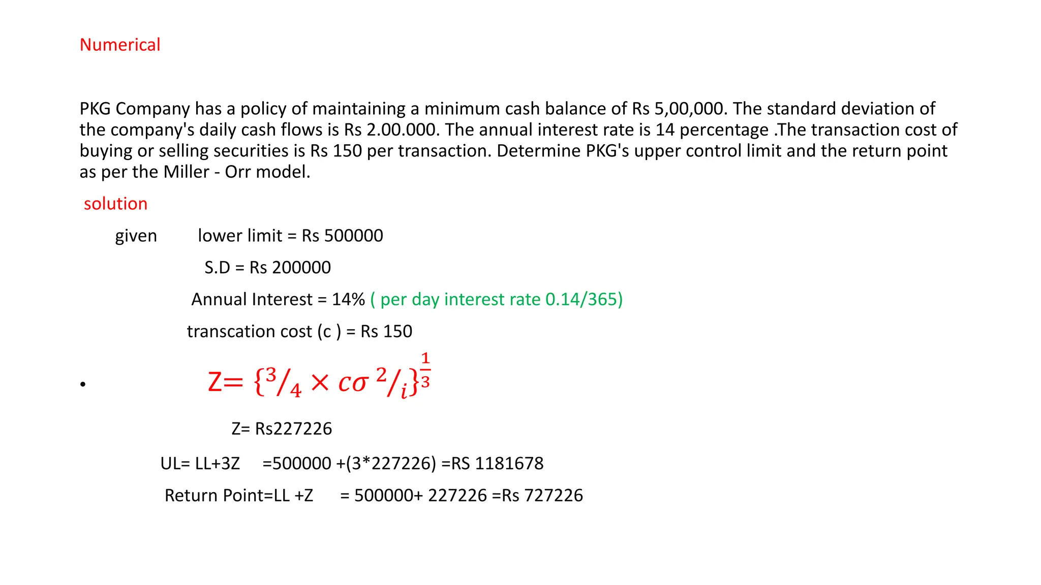 The Miller- Orr Model.pptx