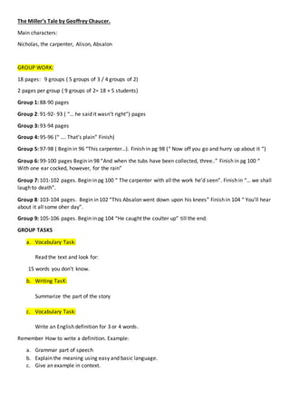 The miller's tale | PDF