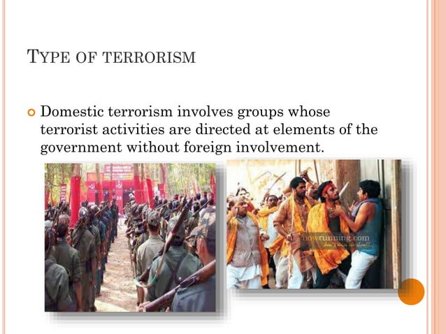 The mind of terrorist | PPTX