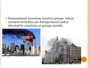 The mind of terrorist | PPTX