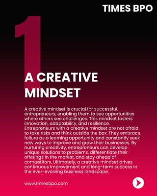 5 MINDSET OF SUCCESSFUL ENTREPRENEURS... | PDF