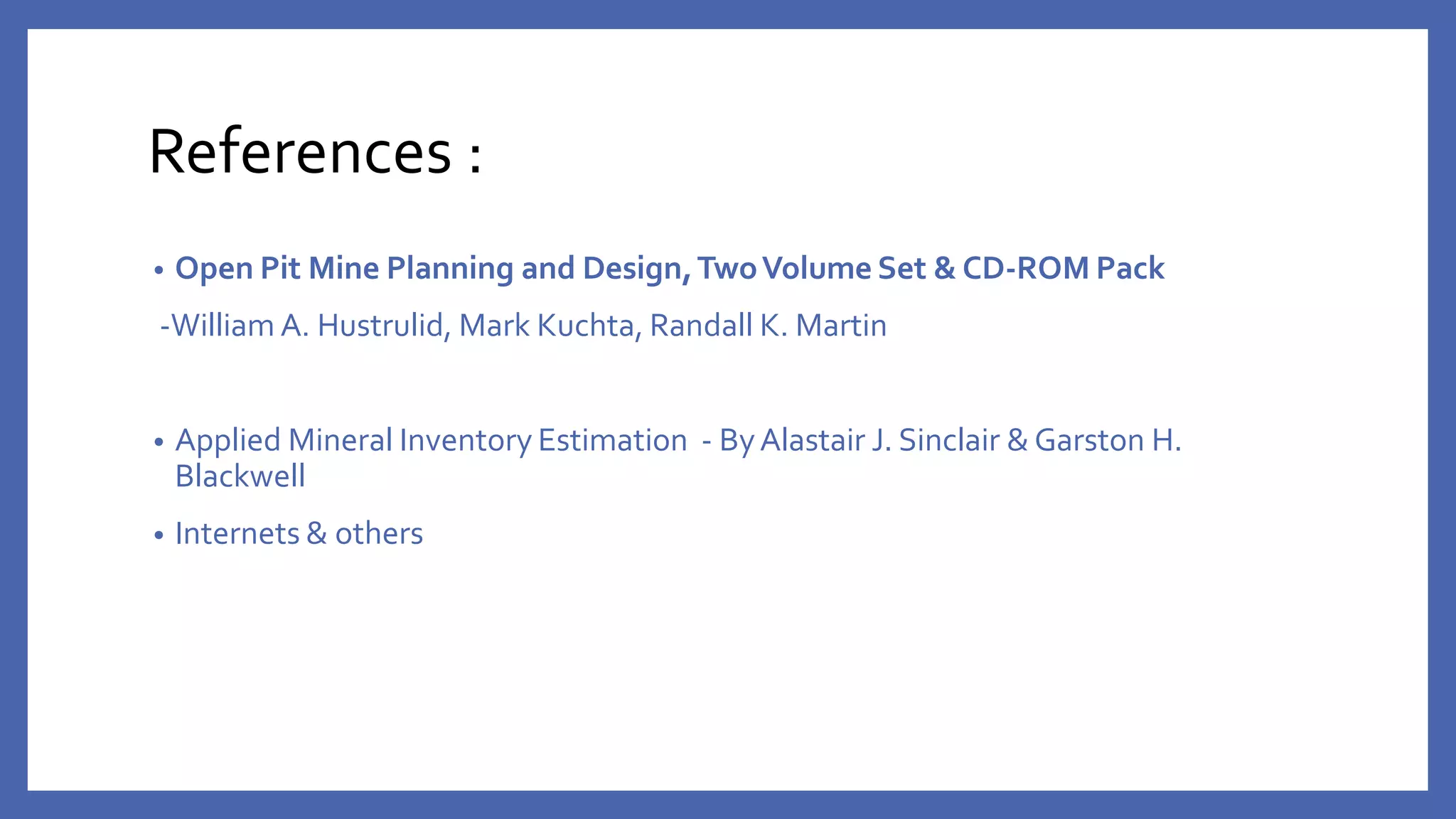 The mineral reserves & reserves estimation using triangular methods | PDF
