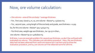 The mineral reserves & reserves estimation using triangular methods | PDF