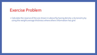 The mineral reserves & reserves estimation using triangular methods | PDF