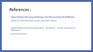 The mineral reserves & reserves estimation using triangular methods | PDF