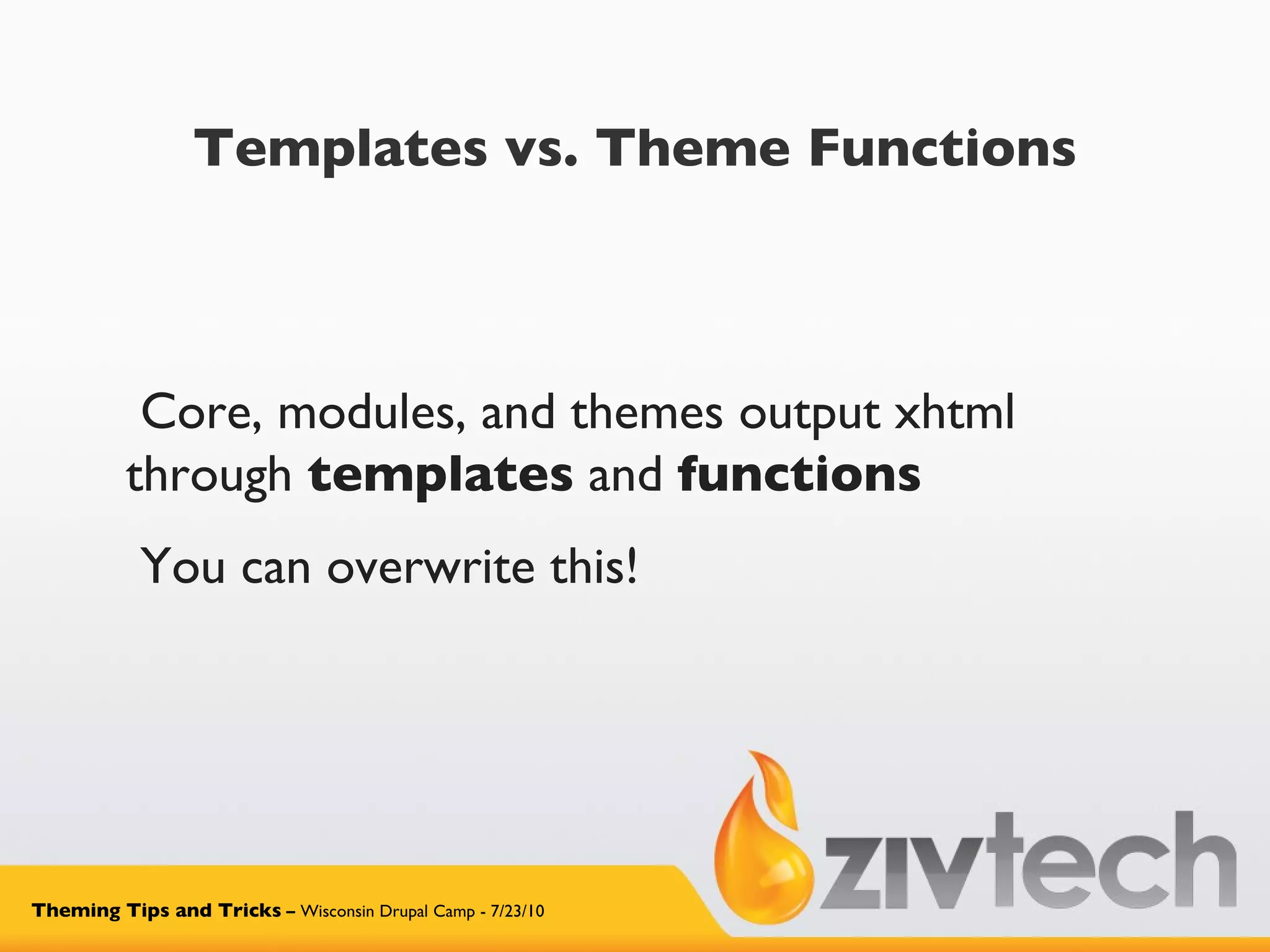 Theming tips and tricks | PPT