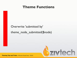 Theming tips and tricks | PPT