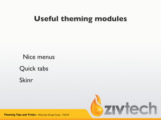 Theming tips and tricks | PPT