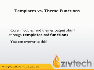 Theming tips and tricks | PPT