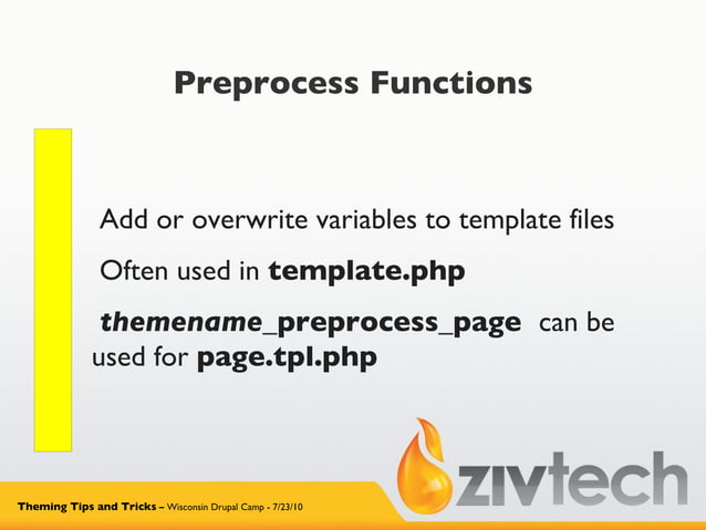 Theming tips and tricks | PPT