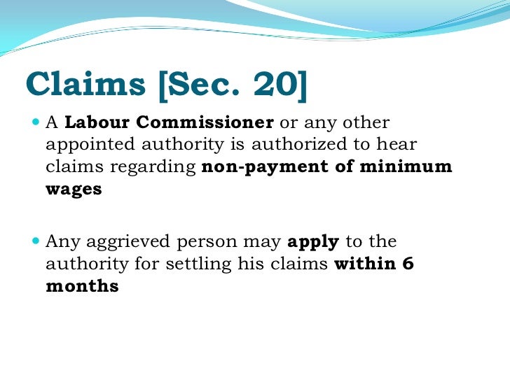 The minimum wages act, 1948 (2)