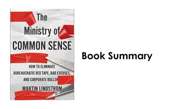 The Ministry of Common Sense Book Summary | PDF | Business ...
