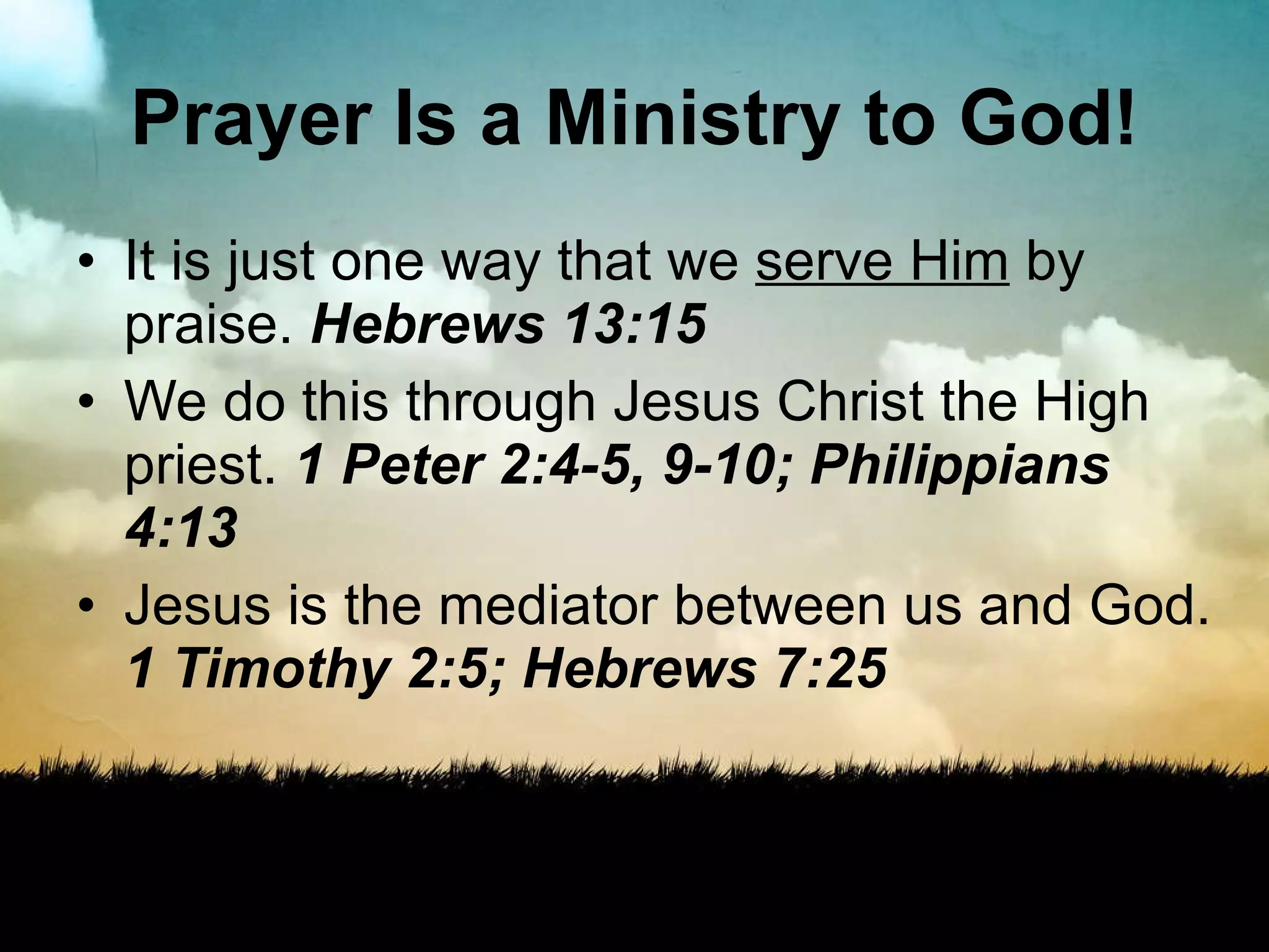 The ministry of_intercession | PPT | Christianity | Religion & Spirituality