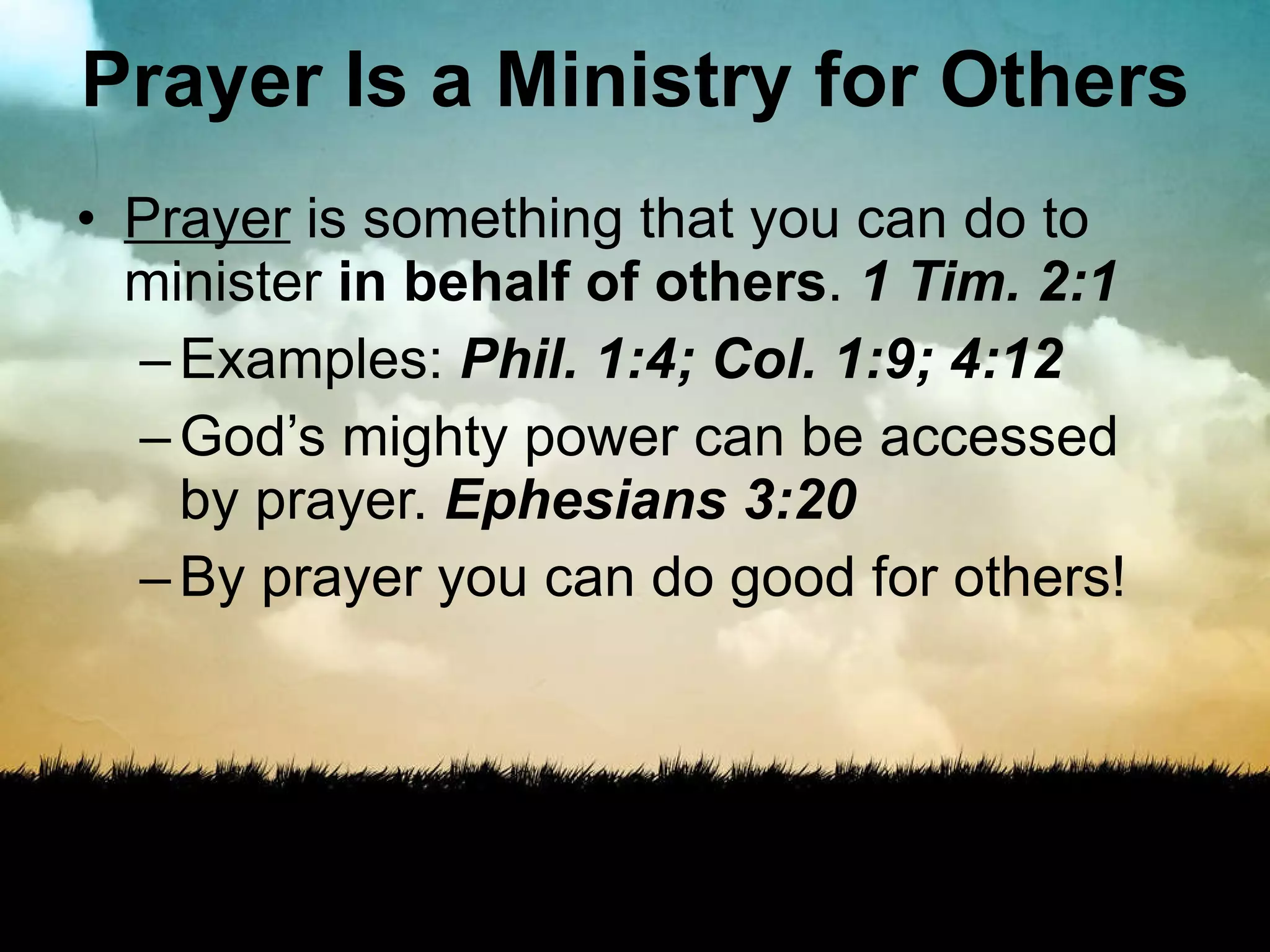 The ministry of_intercession | PPT | Christianity | Religion & Spirituality