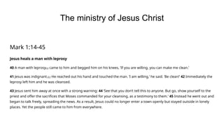 PPTX slide show for The ministry of Jesus Christ.pptx