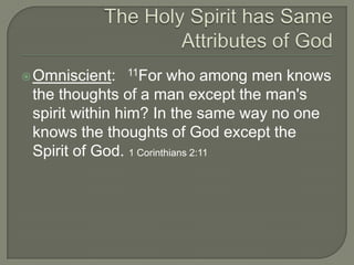 The ministry of_the_holy_spirit | PPTX