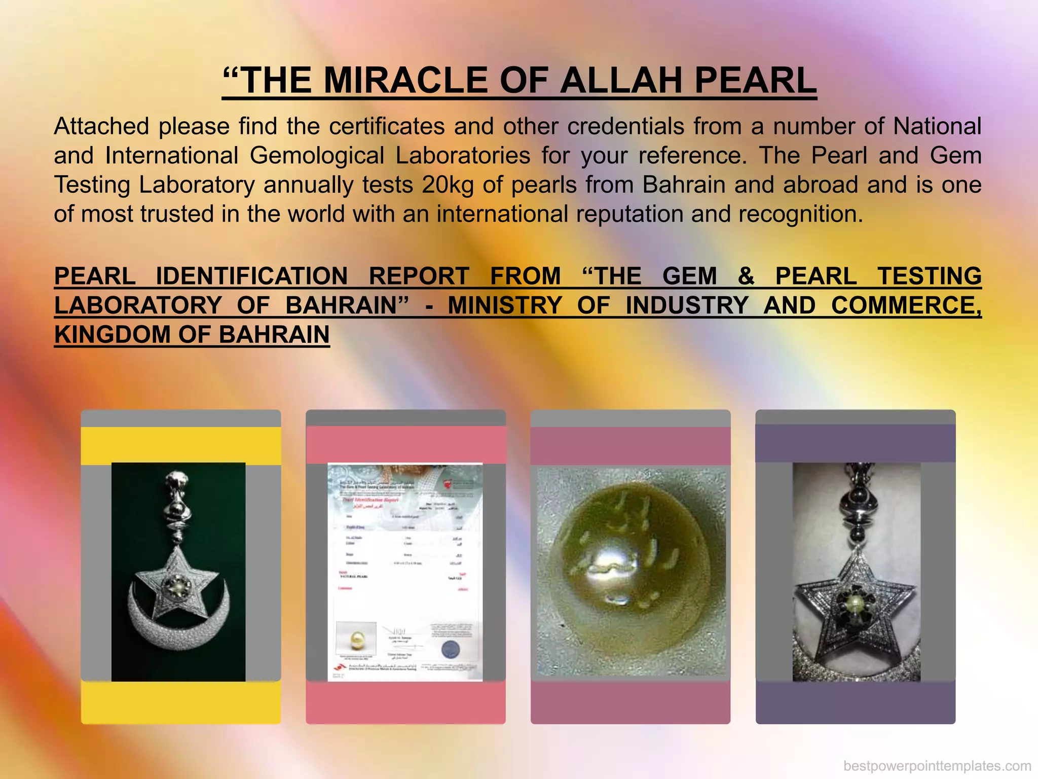 The miracle of allah pearl | PPSX