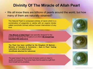 The miracle of allah pearl | PPSX