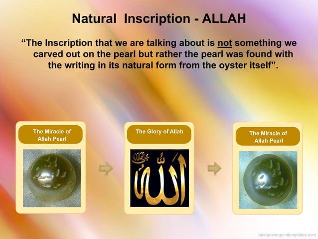 The miracle of allah pearl | PPSX