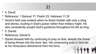 "The Power of Faith: Trusting God in All Circumstances" | PPTX