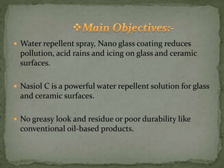 The miracle of nano coating products | PPTX