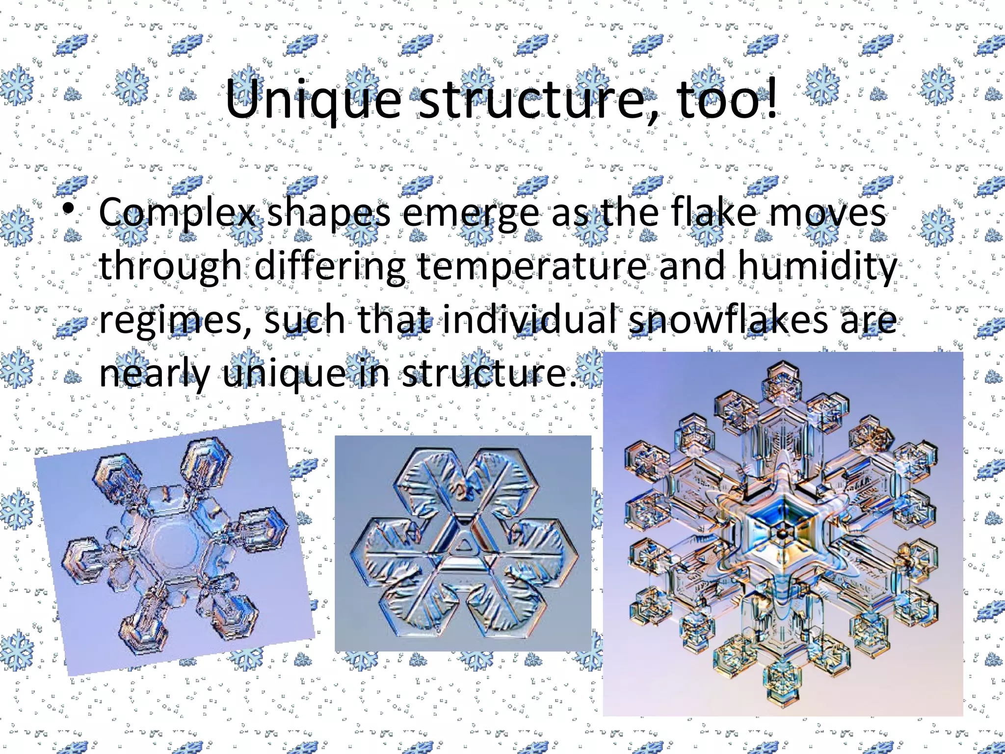The miracle of snowflakes | PPS