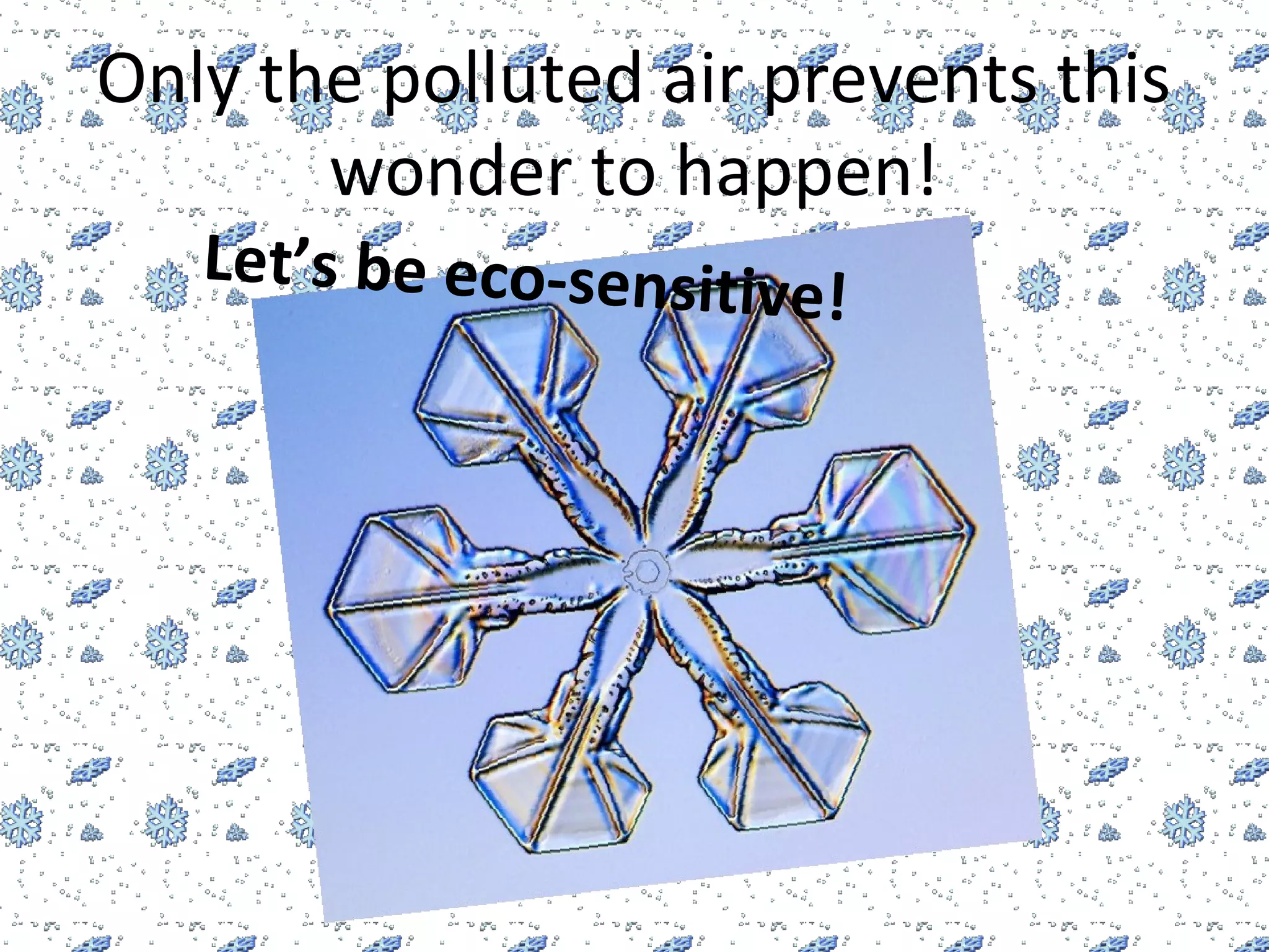 The miracle of snowflakes | PPS