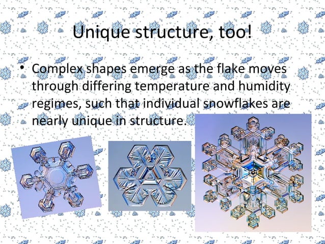The miracle of snowflakes | PPS