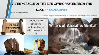 The miracles in the wilderness | PPTX