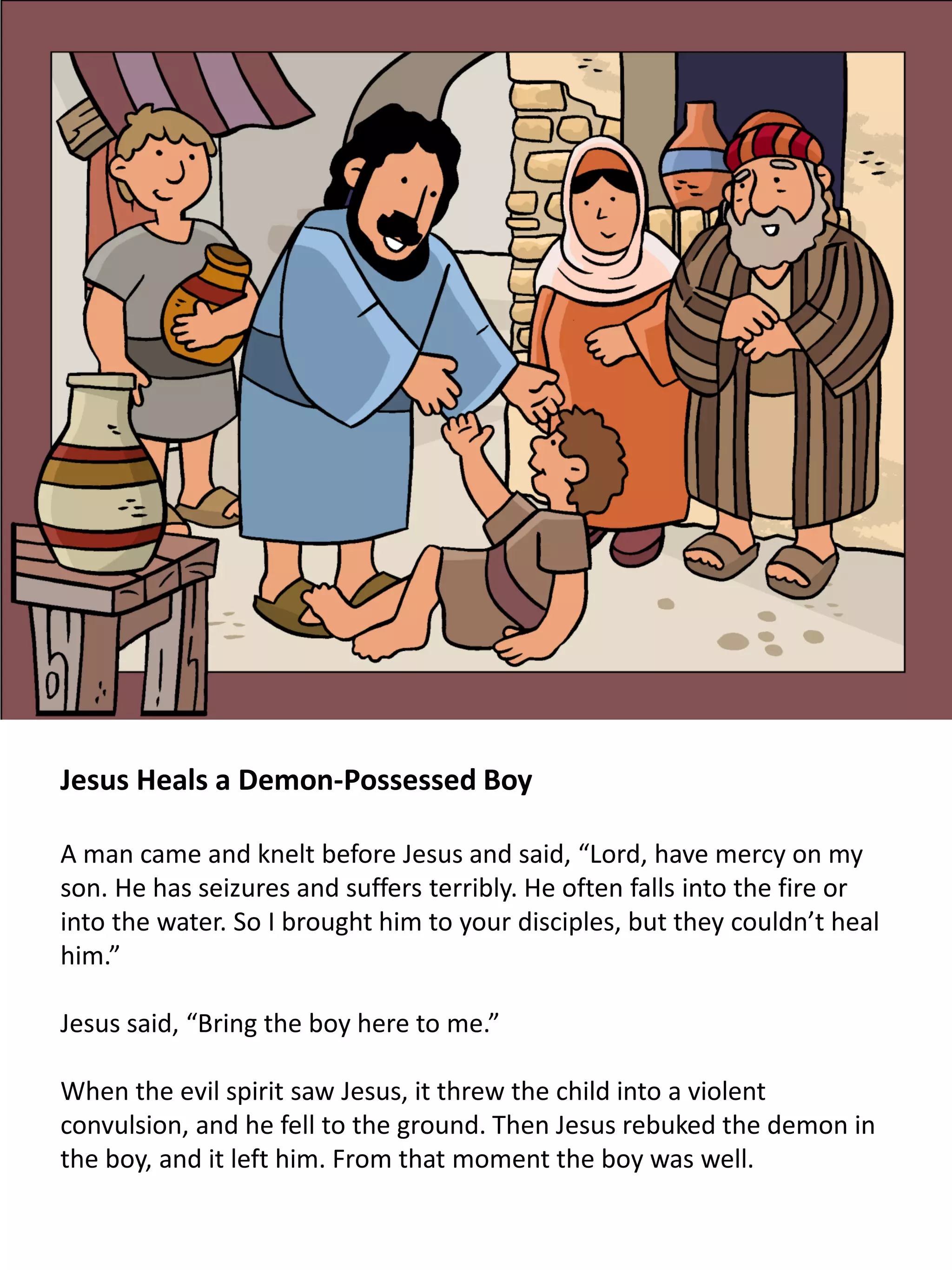 The Miracles of Jesus for Children | PDF | Christianity | Religion ...