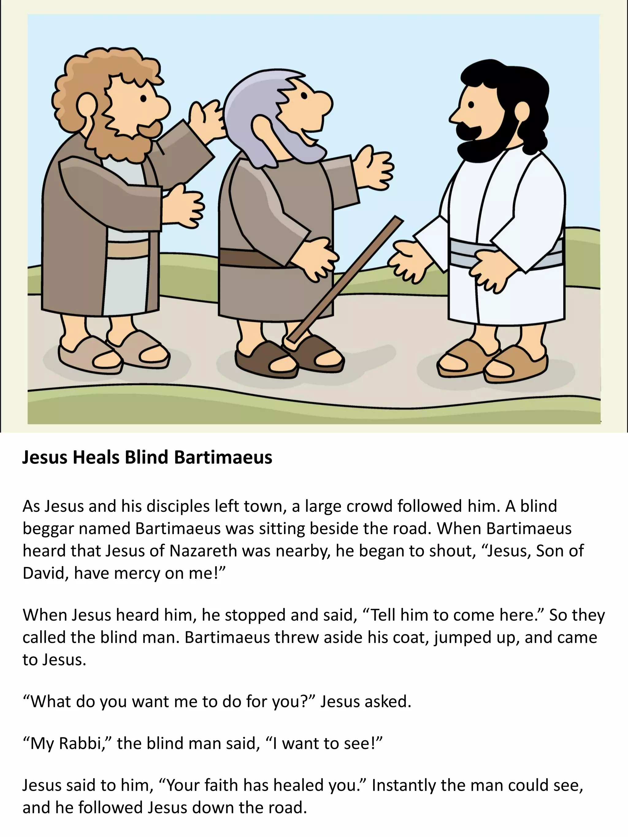 The Miracles of Jesus for Children | PDF | Christianity | Religion ...