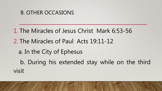 The miracles of the apostles (acts 5 | PPTX | Christianity | Religion ...