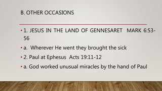 The miracles of the apostles (acts 5 | PPTX
