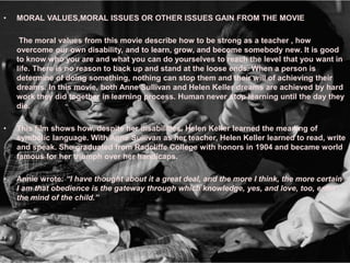 The miracle worker | PPTX