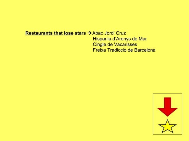 Presentation Michelin stars* | PPT