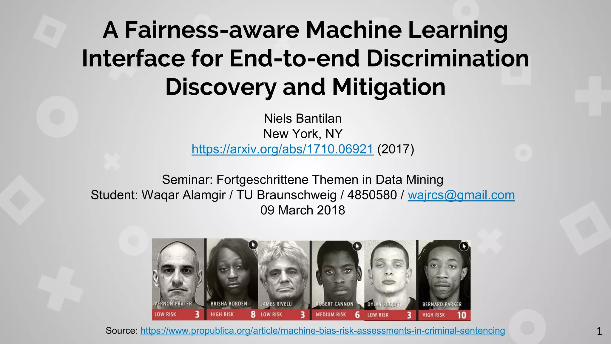 A Fairness-aware Machine Learning Interface for End-to-end Discrimination Discovery and ...