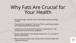 Unveiling the Truth About Dietary Fats: Myths, Benefits, and Weight ...