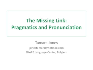 The Missing Link | PPT