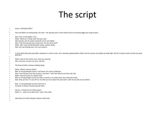 The mission script | PPTX